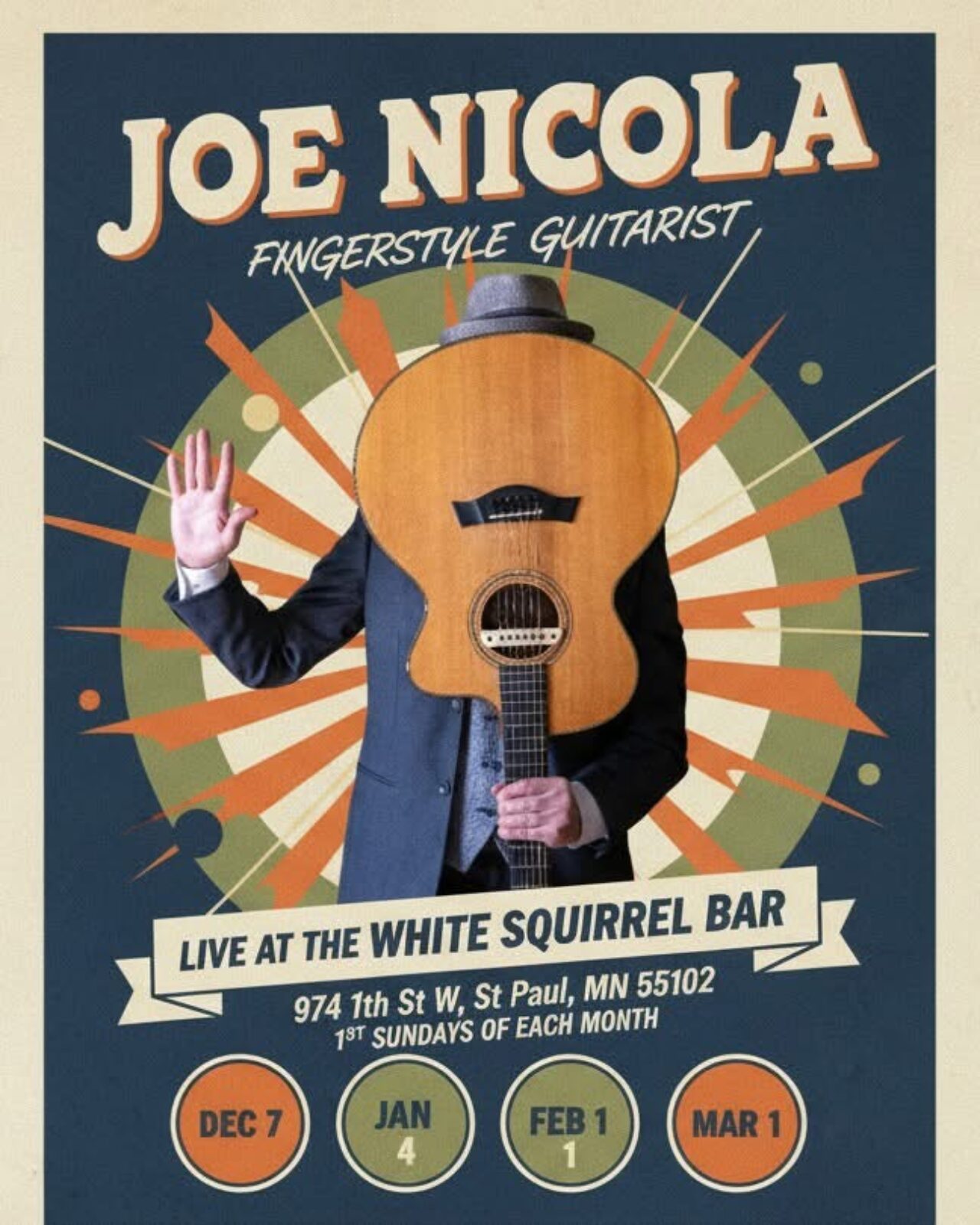 Joe Nicola w. Rockabilly Mayhem! - The White Squirrel Bar