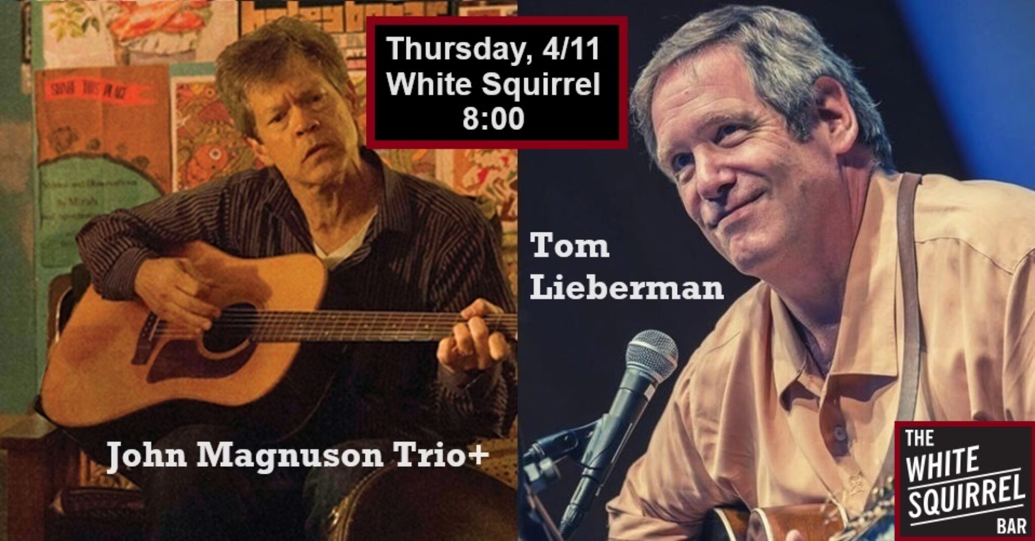 Archives: Events - The White Squirrel Bar